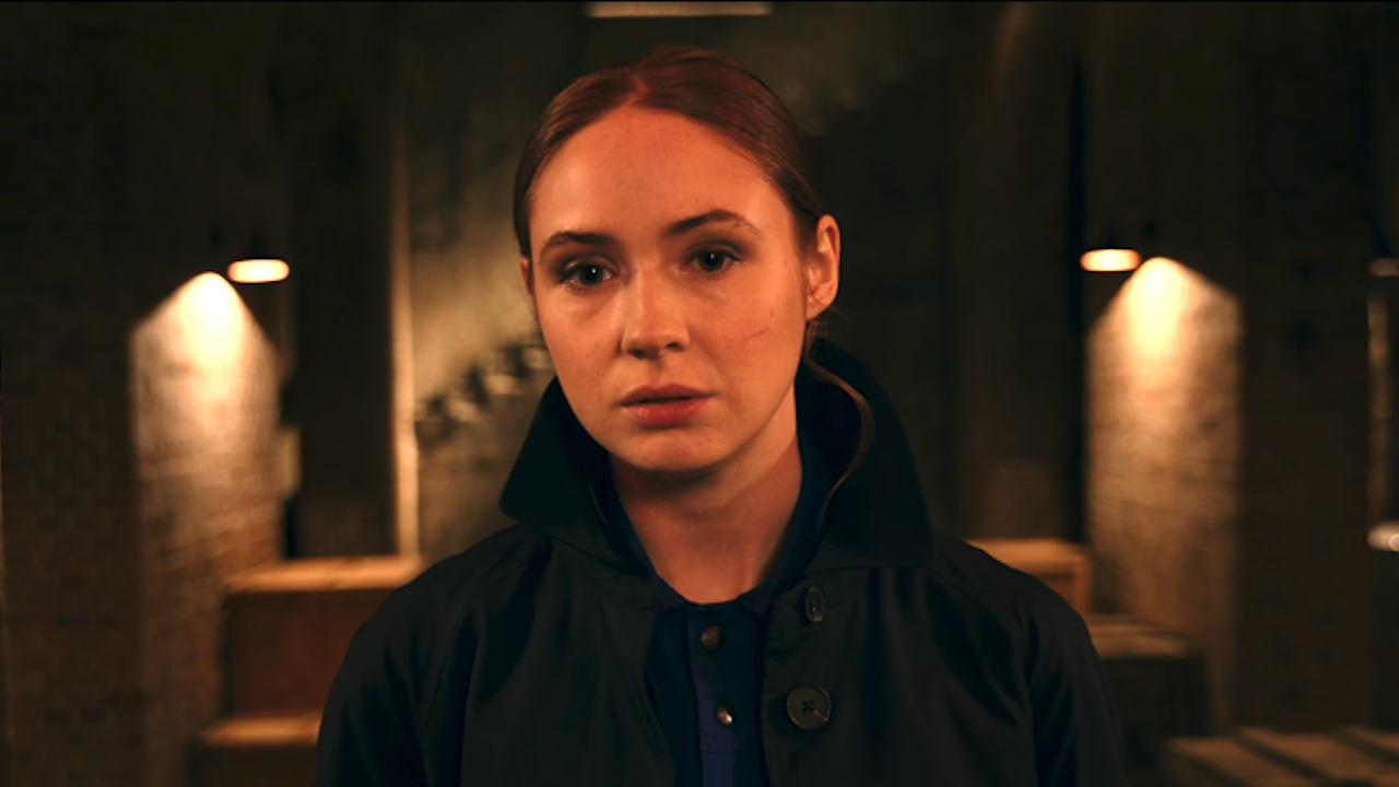 Karen Gillan has been sharing delightful Highlander set pics from the ...