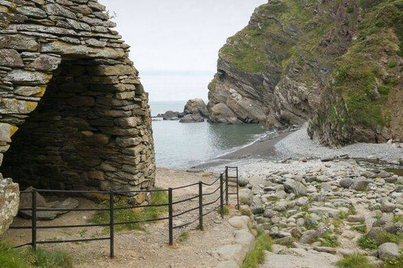 The 'hidden gem' UK beach with a waterfall that's accessible only by foot