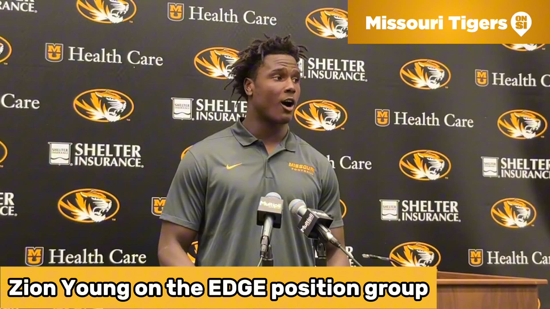 Mizzou EDGE Zion Young on the Position Group