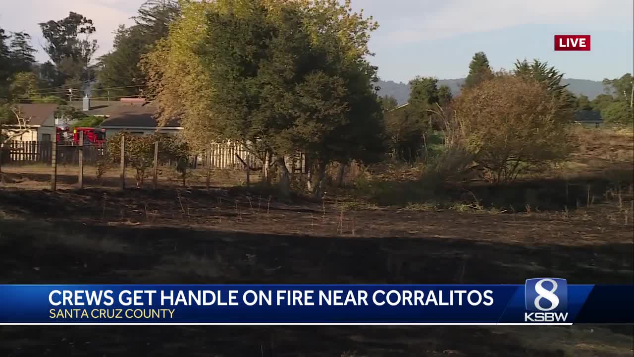CAL FIRE working to contain 1-2 acre fire south of Corralitos; road closure