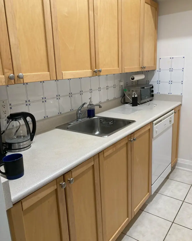 Before & After: Say Goodbye to Dated '80s Cabinets in This Tiny Kitchen ...