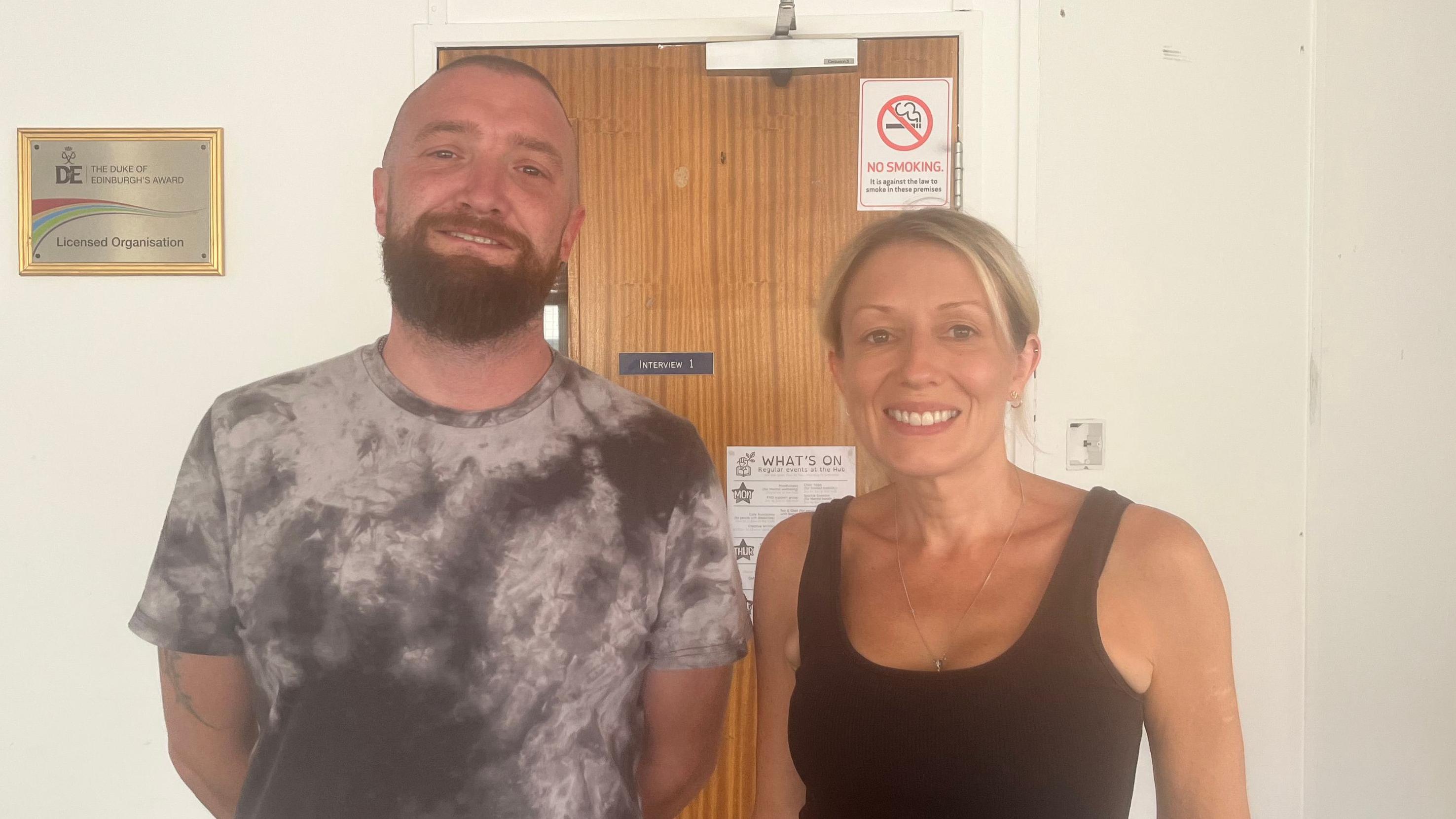 Man using homelessness experience to help others