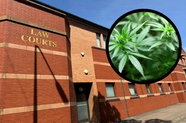 Drug courier caught with 3kg worth of cannabis in boot of his car