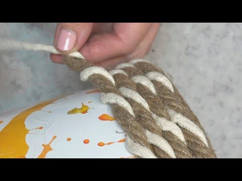 DIY Bucket and Rope Household Item