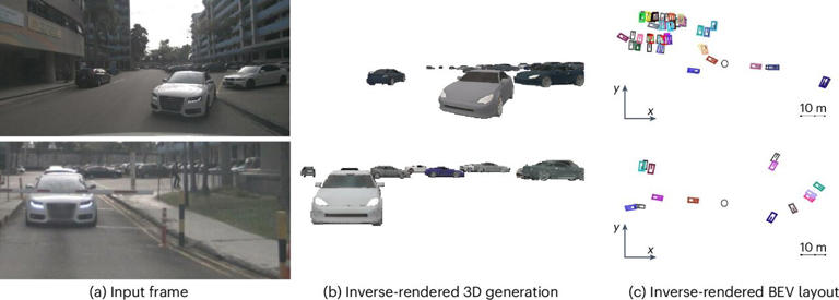 AI method reconstructs 3D scene details from simulated images using inverse rendering