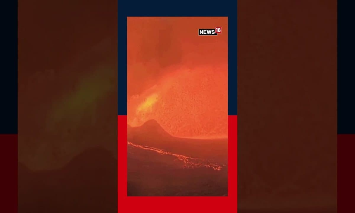 Hawaii’s Kilauea Volcano - One Of The World's Most Active - Shoots Lava 100 Feet Into The Air