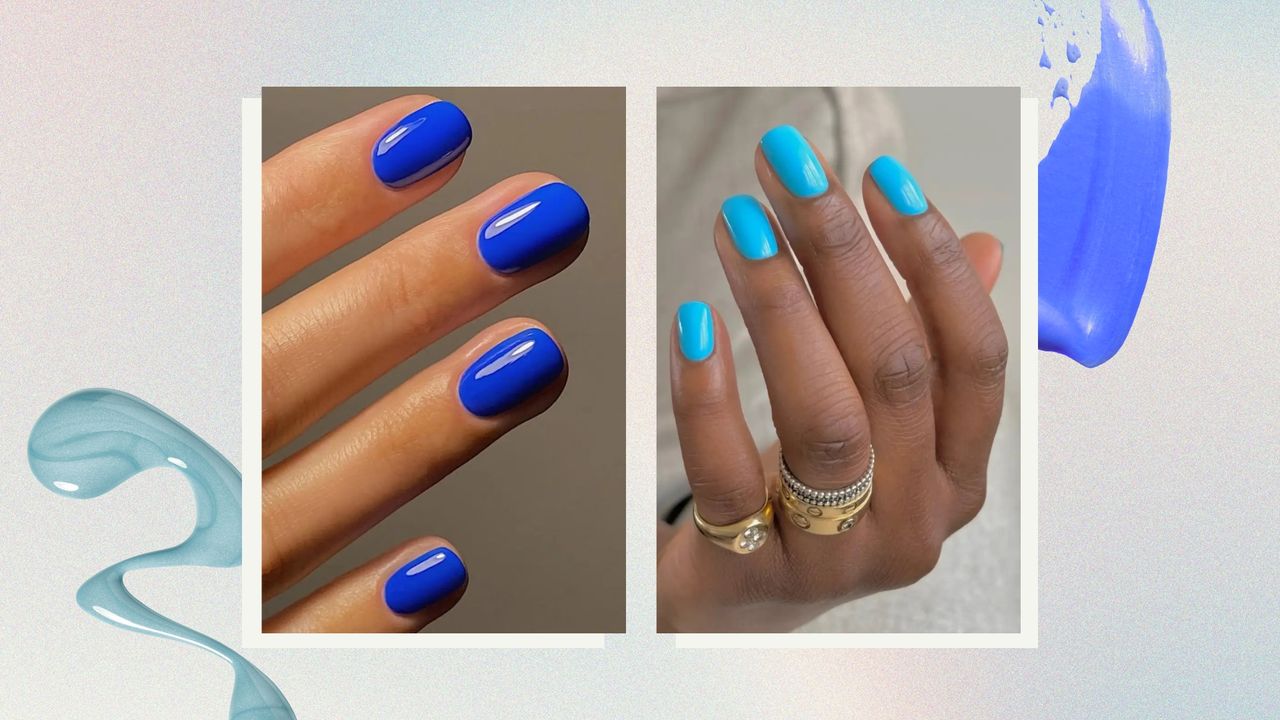 10 bright and glistening marine nail looks to bring the coast to your ...