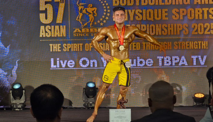 Pakistan wins two more golds at Asian Bodybuilding