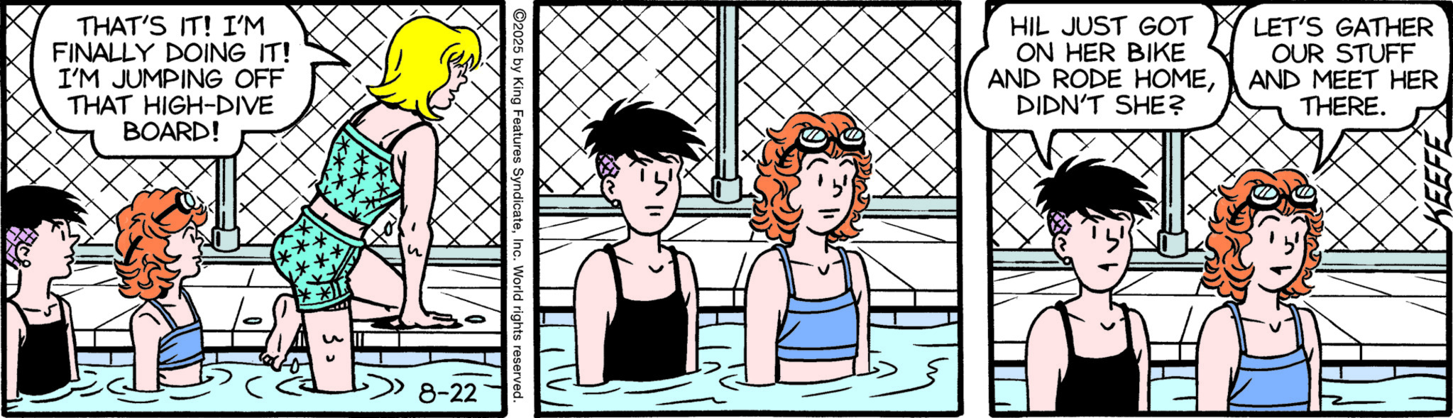 Sally Forth by Francesco Marciuliano; drawn by Jim Keefe