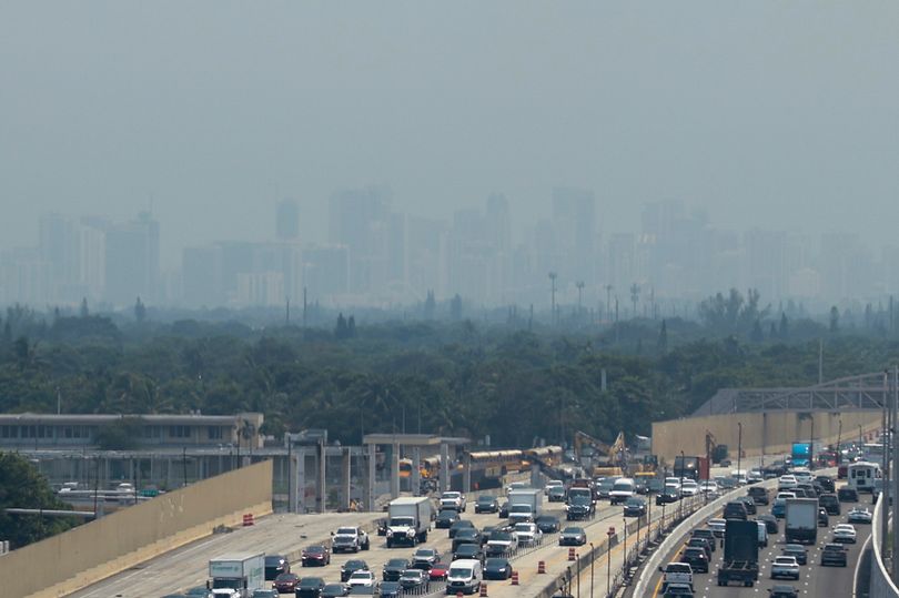 Terrifying pictures show the scale of biggest wildfire of 2025 as Miami ...