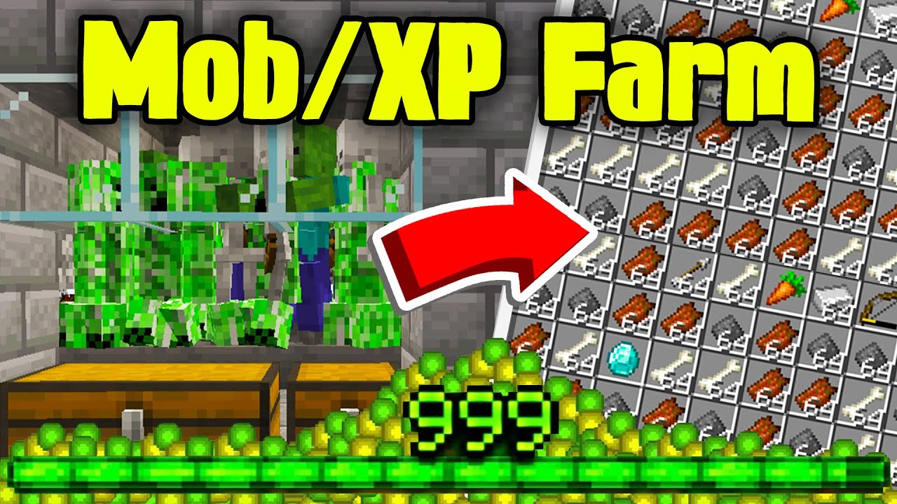 Easiest Mob XP Farm – Minecraft 1.21+ (No Spawner, Java & Bedrock)