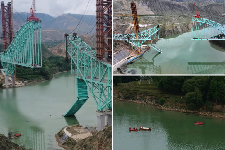 Chinese bridge collapse kills at least 12 construction workers, 4 ...