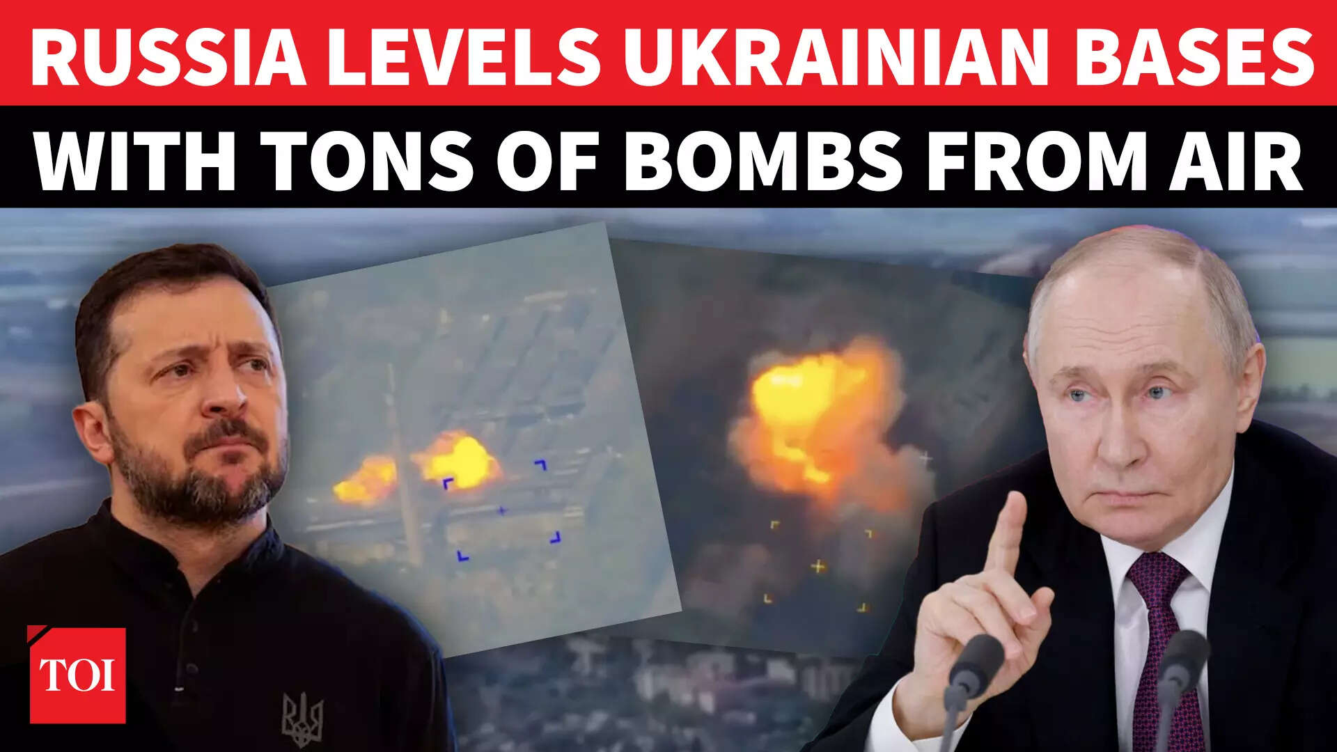 Russian Fighter Jets Devastate Donetsk; FAB-3000 BOMBS Wipe Out ...