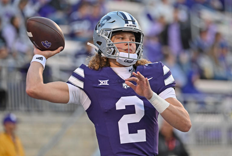 Kansas State QB Avery Johnson shines despite family brawl after loss