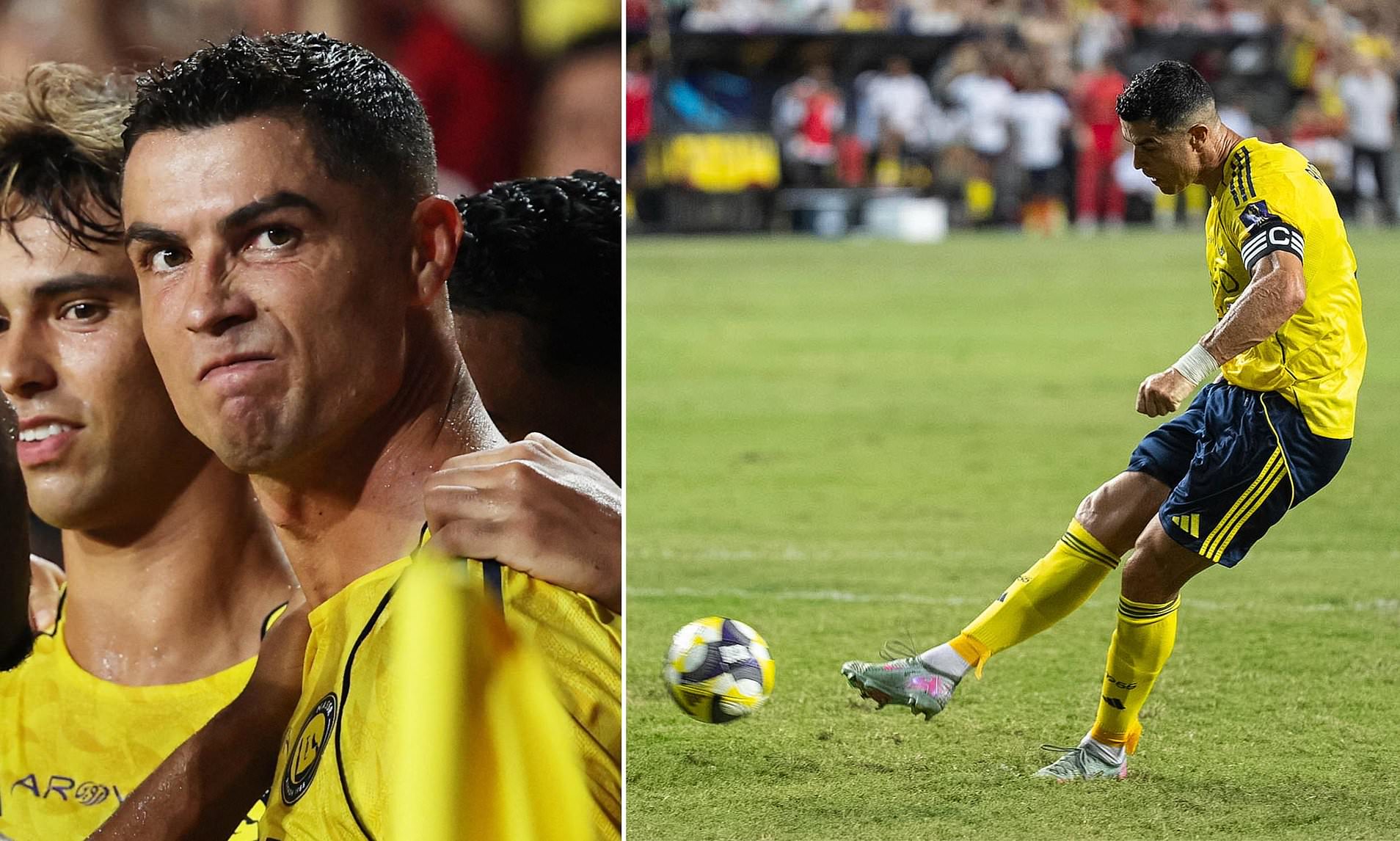 Cristiano Ronaldo scores landmark goal in cup final for Al-Nassr as he ...