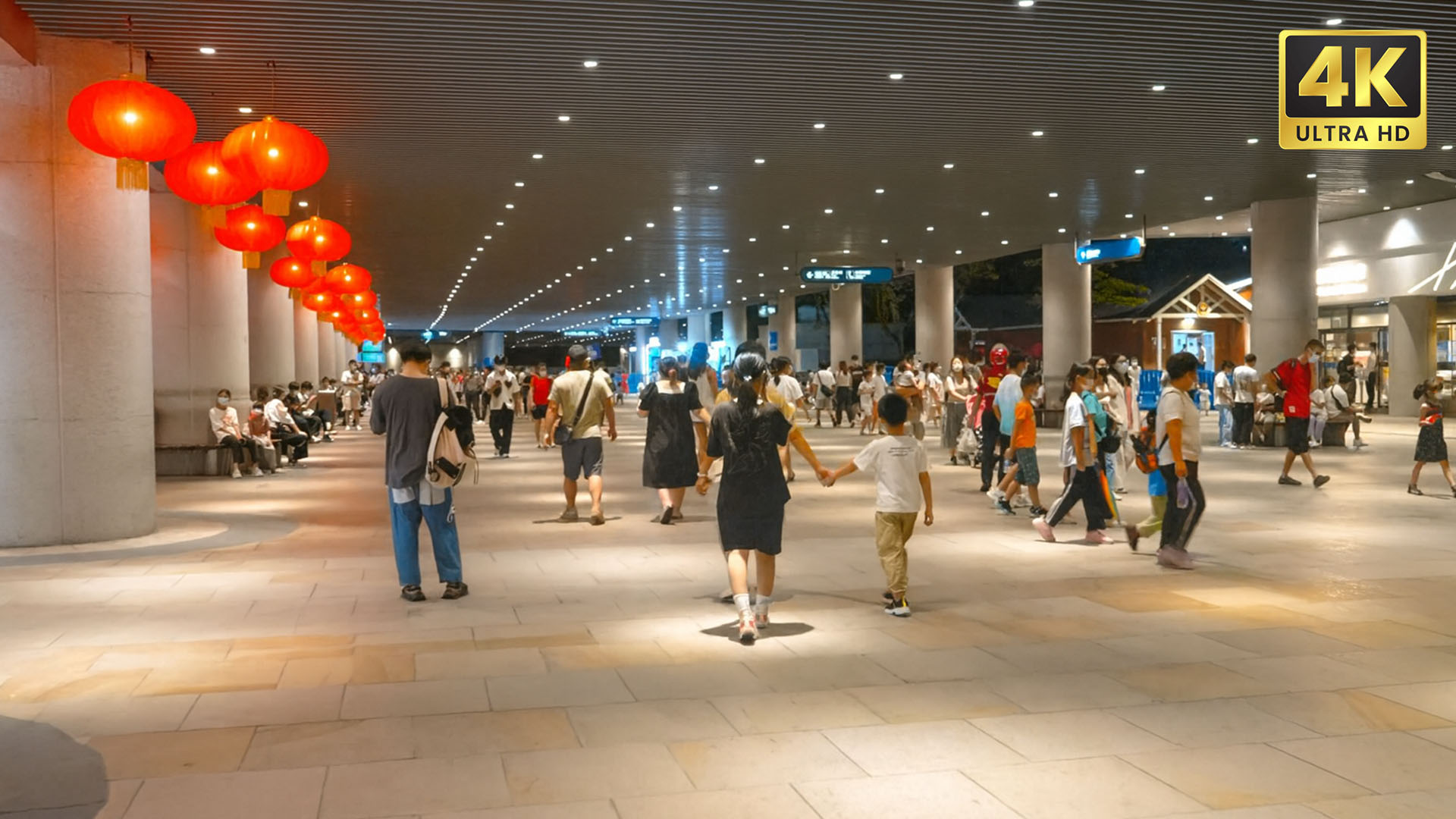 Paseo nocturno por el río Perla en Cantón – China 4K
