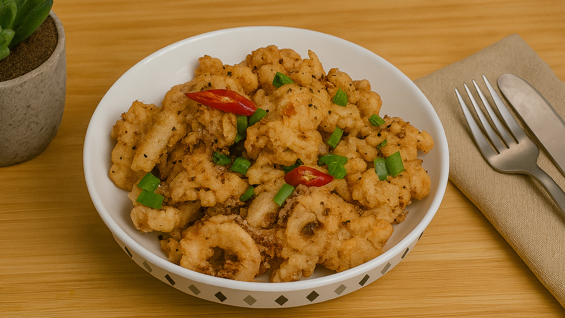 Salt and Pepper Calamari – Crispy and Light
