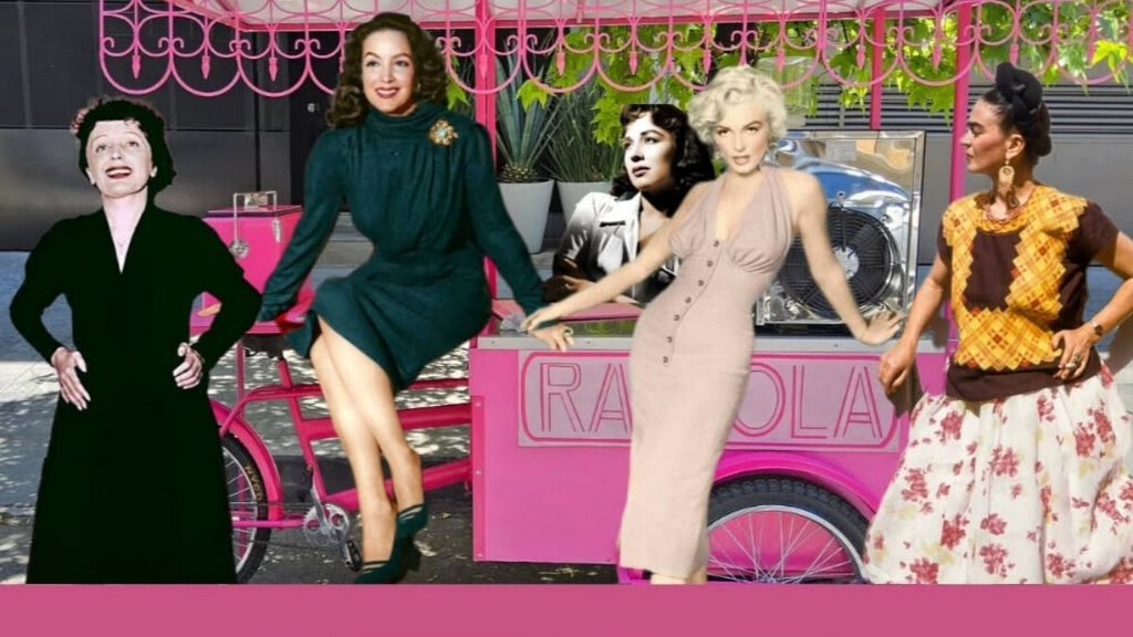 Helados inspirados en María Félix y Frida Kahlo: la barra vintage que ...