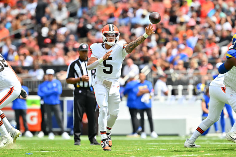 Dillon Gabriel's stats and more in Browns NFL preseason finale vs Rams ...