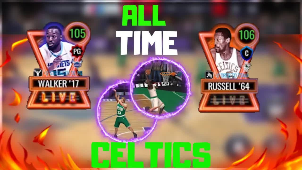 *INSANE ENDING* IN ALL-TIME CELTICS TEAM GAMEPLAY IN NBA LIVE MOBILE 20!!!