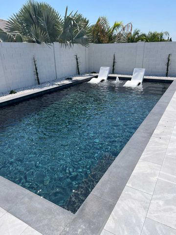 Couple Chooses ’Unique’ Color to Make Their Backyard Pool ‘Stand Out ...