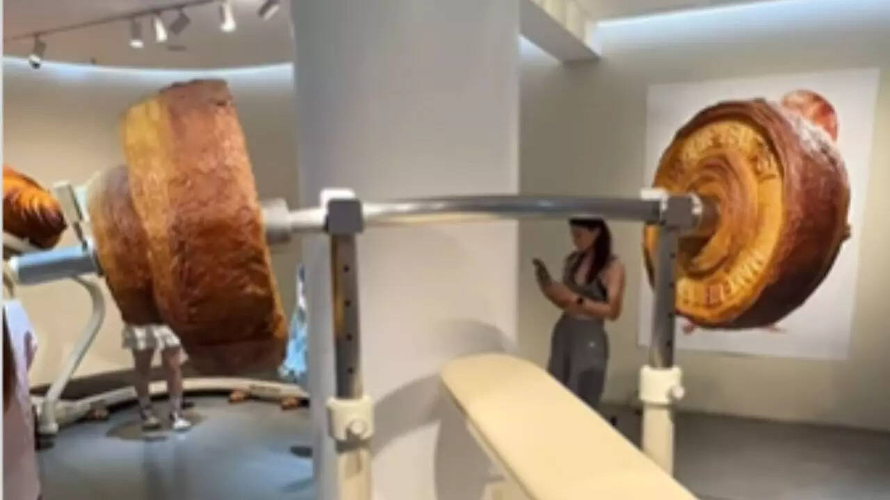 Viral: Gym-themed croissant café in Shanghai has netizens amazed with ...