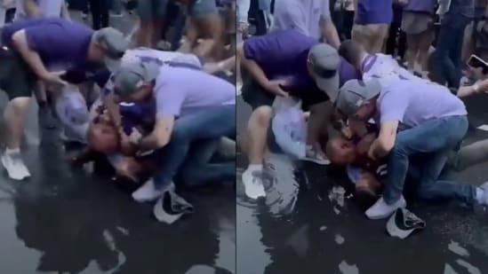 Avery Johnson's father, brother get into massive fight after Kansas vs ...