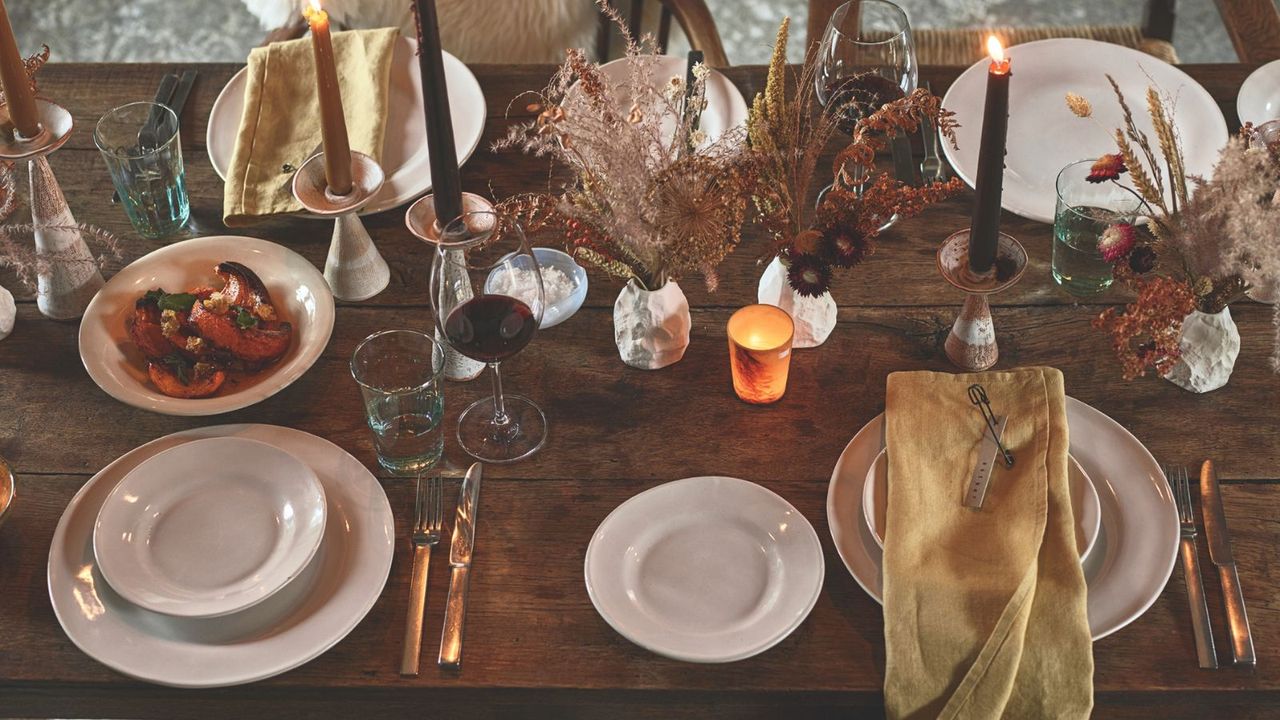 This fall, I'm ditching the tablecloths – Magnolia's table styling look ...