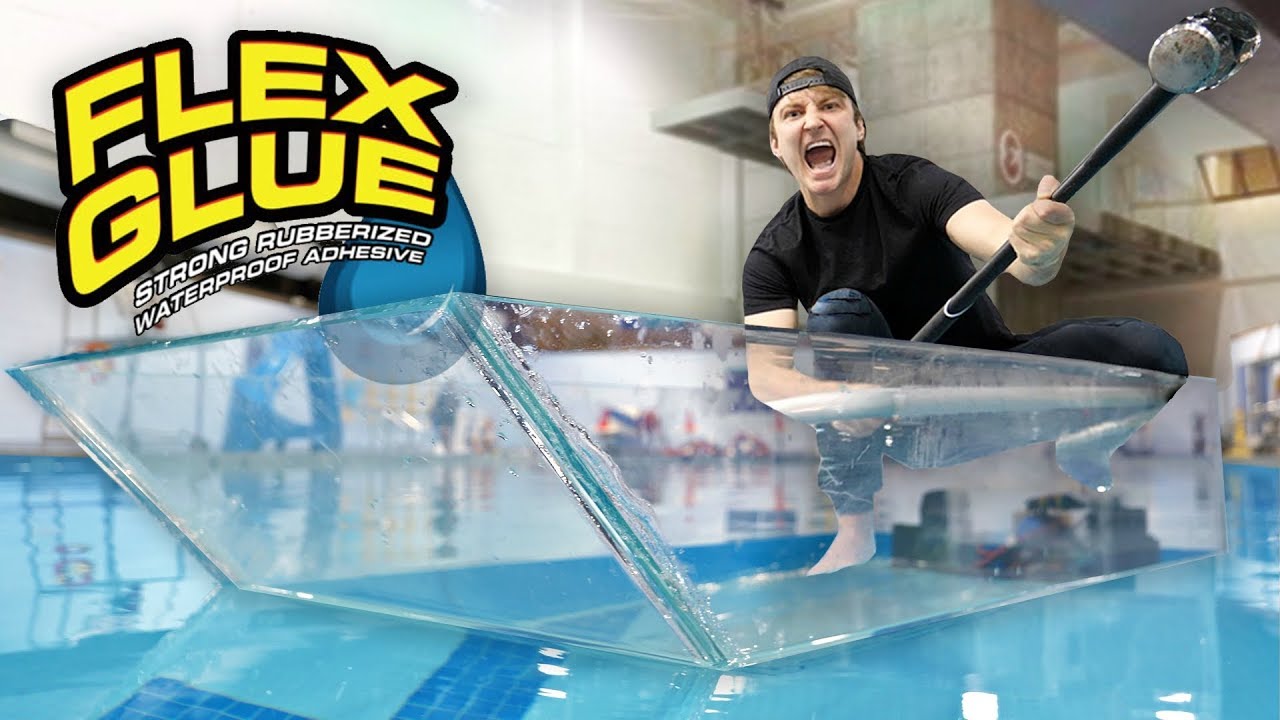 I Made An Entire Glass Boat With Flex Glue Clear!!