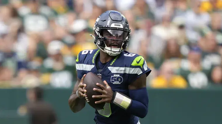 Jalen Milroe stats today: Seahawks rookie QB fumbles away full-game ...