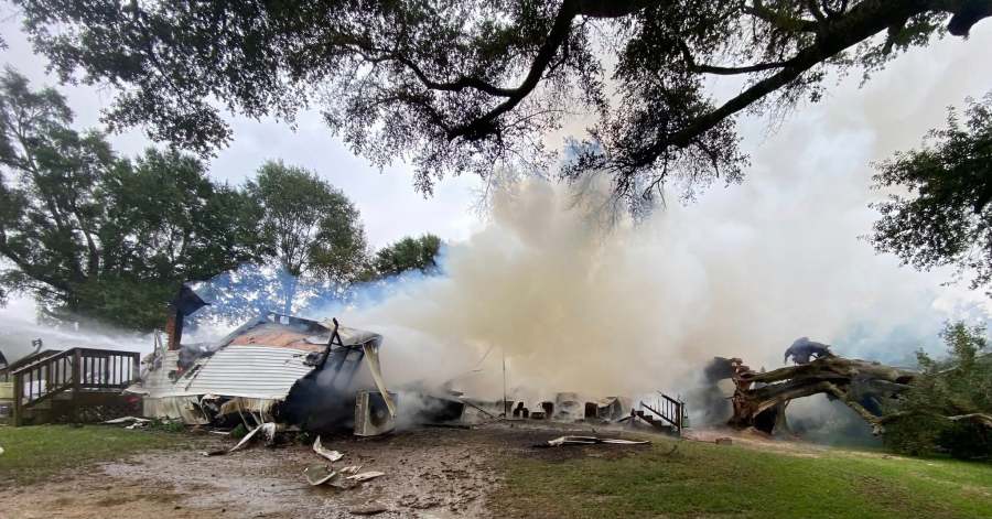 Blaze destroys home in western Geneva County