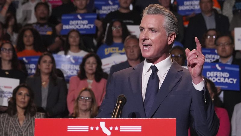 Newsom teases MAGA-like campaign merchandise