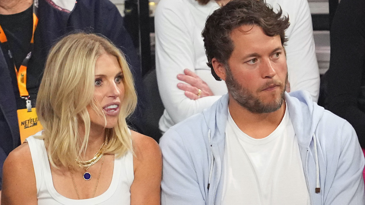 Matthew Stafford’s wife makes daring request after Rams game