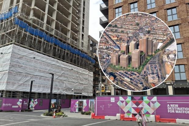 Latest on Watford's biggest development after first building completed