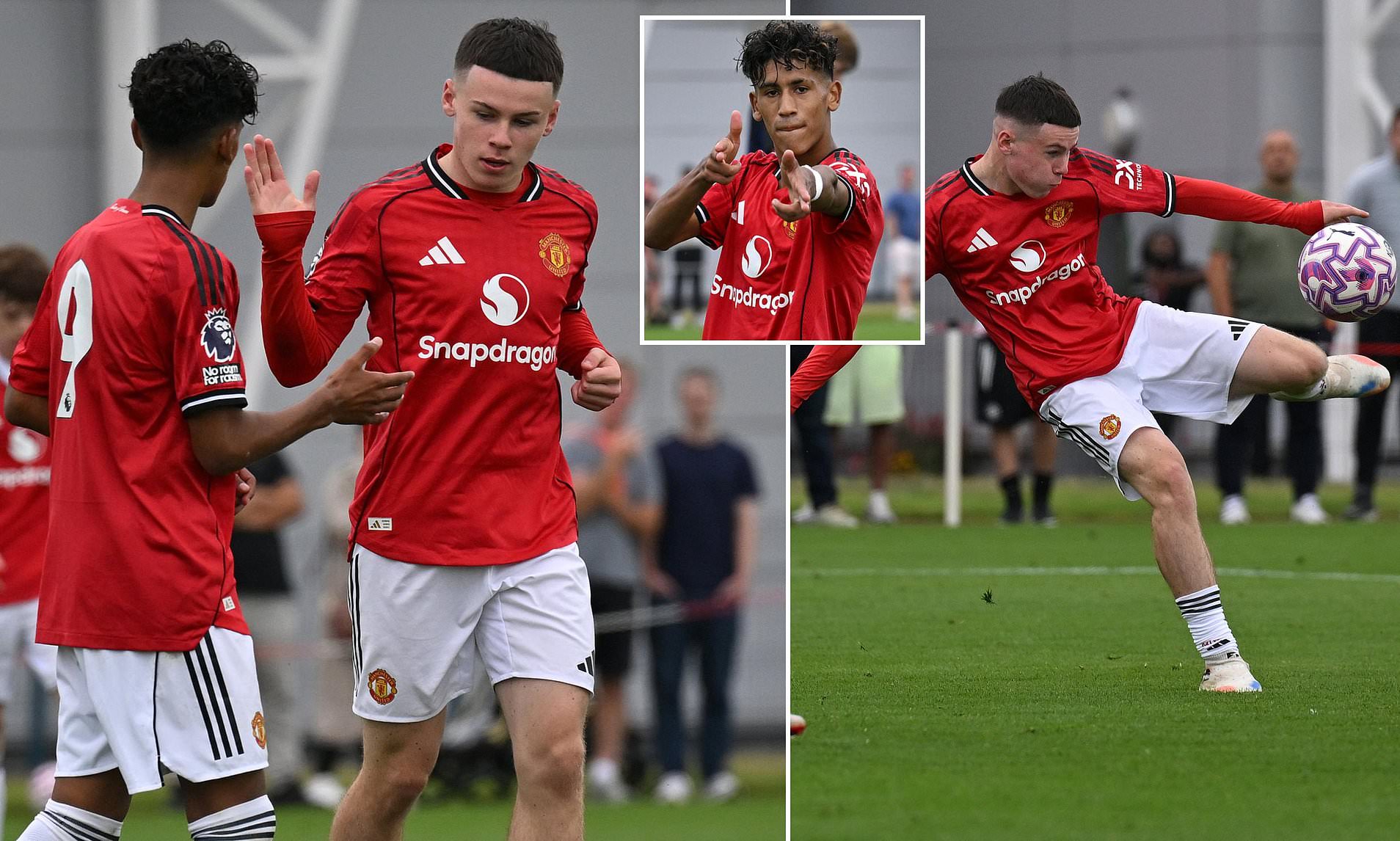 Wayne Rooney's son Kai, 15, scores for Man United's under-18s to ...