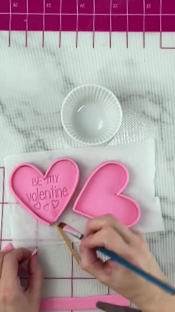 How to Make a Heart Box of Chocolates Cake Topper with Fondant