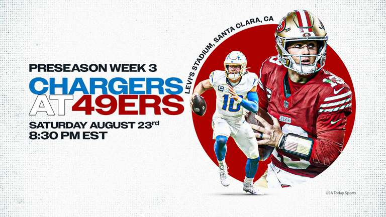 What TV channel is Chargers vs. 49ers on today? Time, TV schedule for NFL preseason game