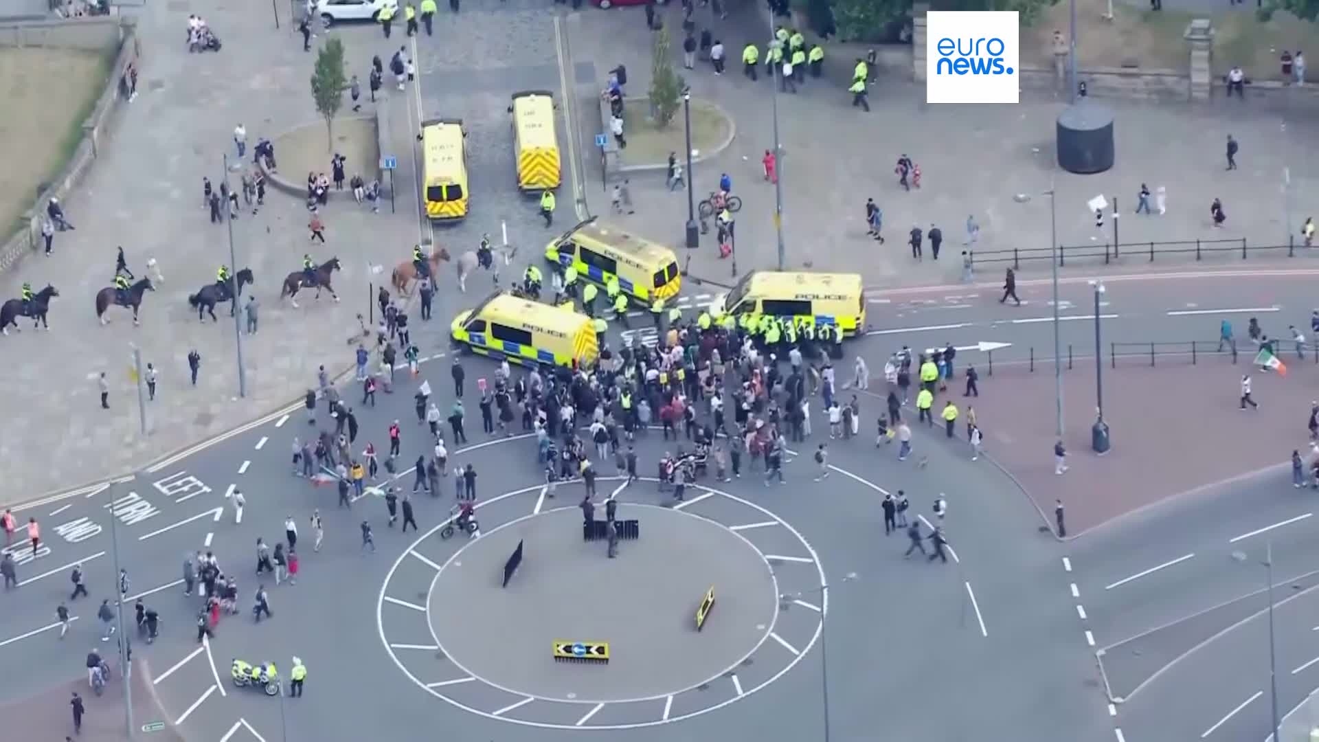 Protests in UK against asylum seeker housing continue, counter-protests ...