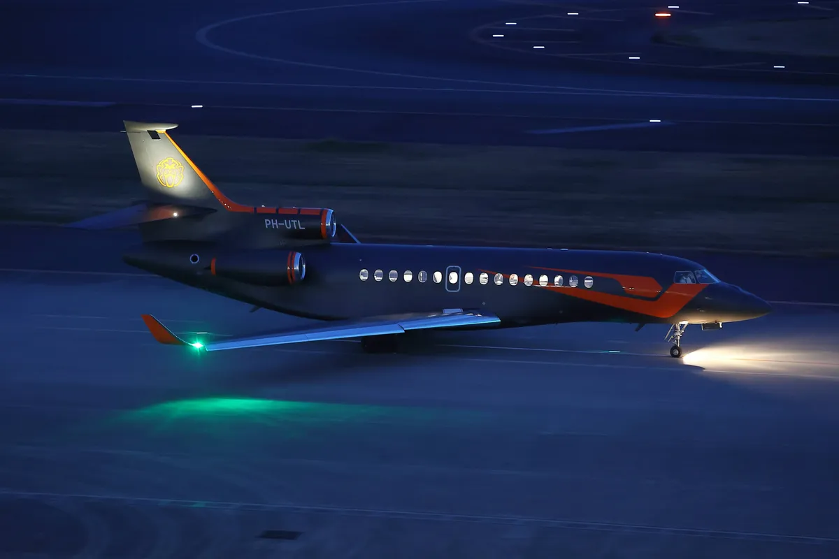 Das sind die Privatjets der F1-Fahrer und Teamchefs.