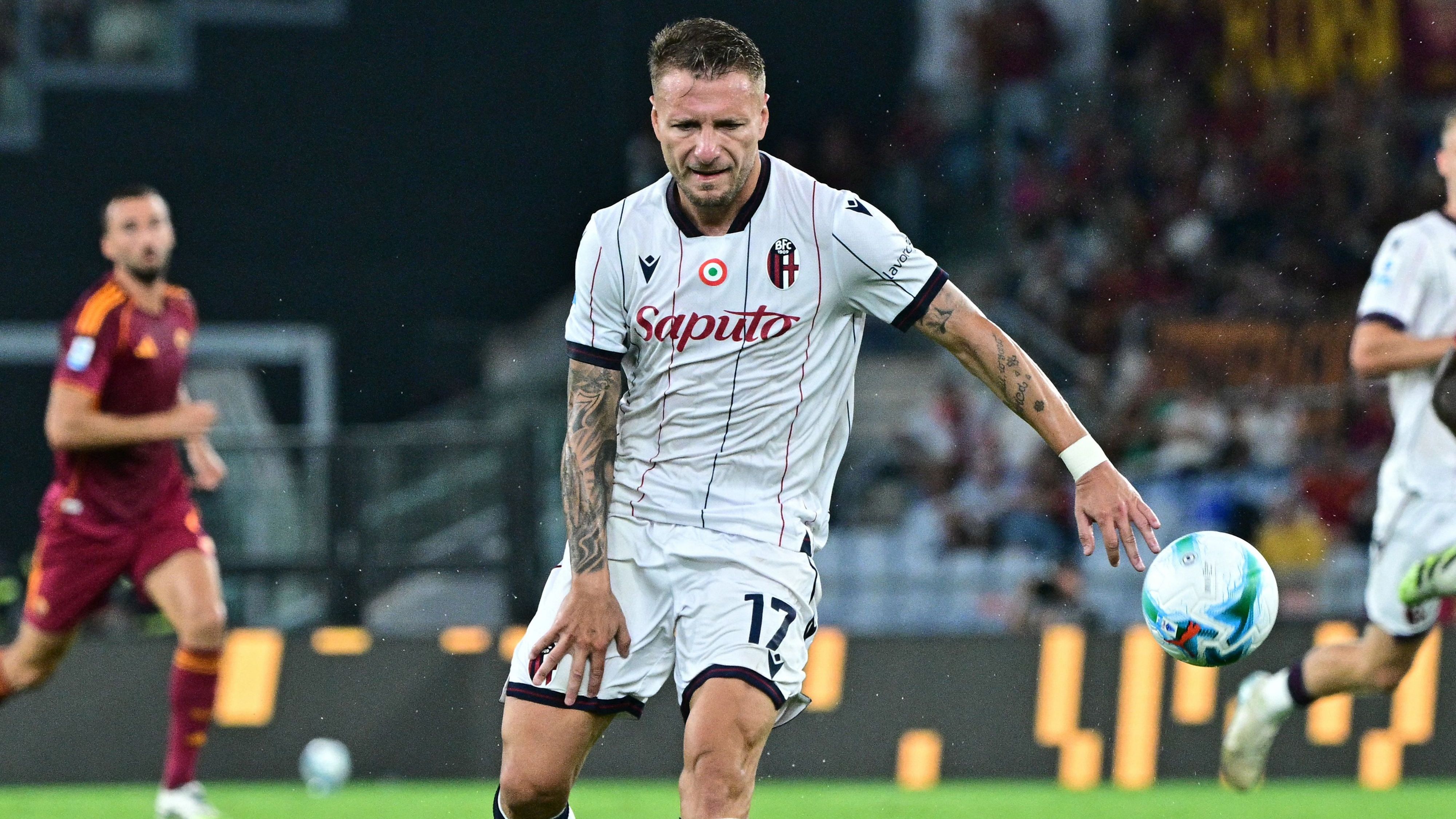 Infortunio Immobile durante Roma-Bologna: costretto al cambio prima ...