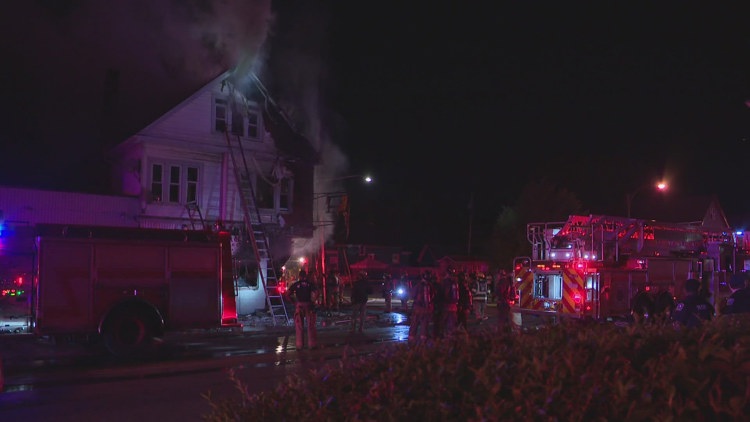 Car crash ignites Buffalo building fire, damages estimated at $240,000
