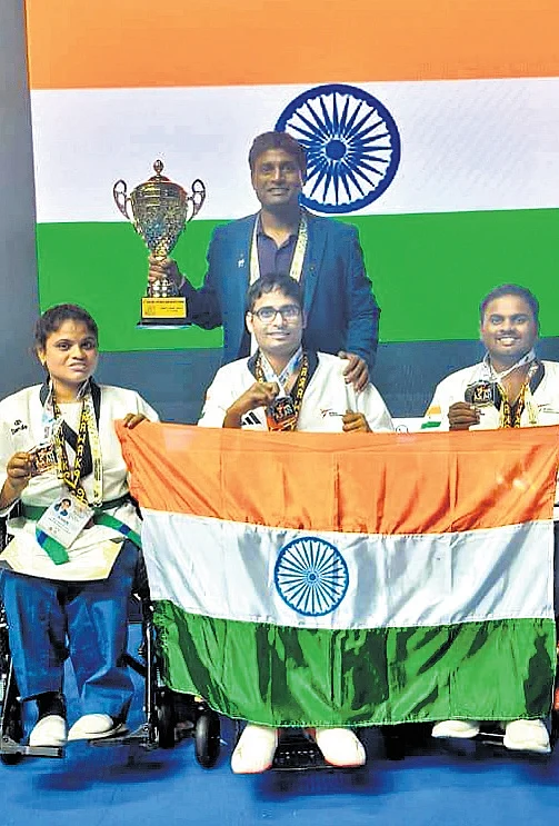 Undeterred by disability, champion Goutham Yadav from Warangal is ...