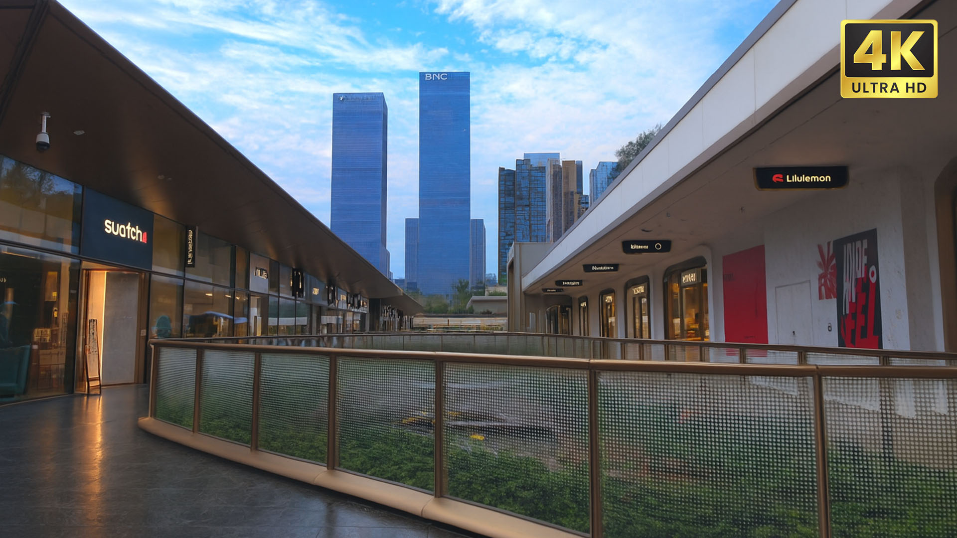 Spaziergang durch das Global Center Einkaufszentrum in Sichuan – China 4K
