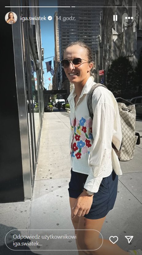 Iga Świątek pokazała, jak spędza wolny czas tuż przed startem US Open