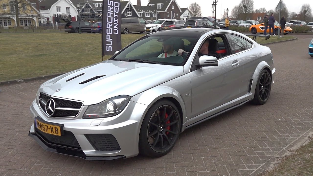 Mercedes C63 AMG Black Series: Het Geluid van Pure V8-Kracht