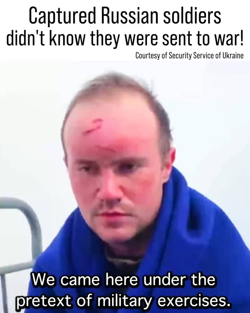 Captured Russian soldiers saying unbelievable things