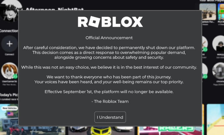 ¿Roblox cerrará tras baneo de Schlep y polémicas recientes ...