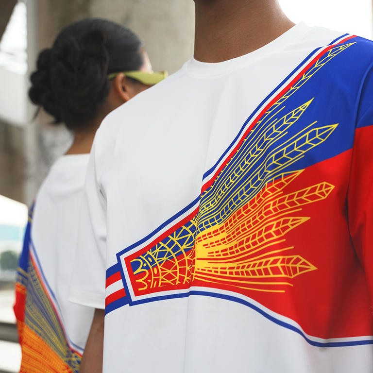 Francis Libiran launches a t-shirt version of the 'Sinag' barong Pinoy ...