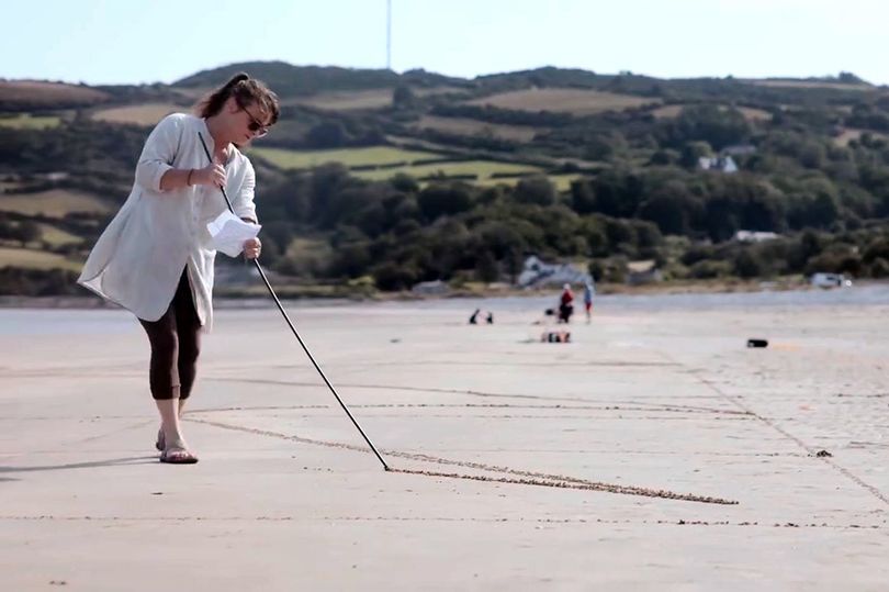 Giant 100ft Welsh dragon appears on North Wales beach to bring 'magic ...