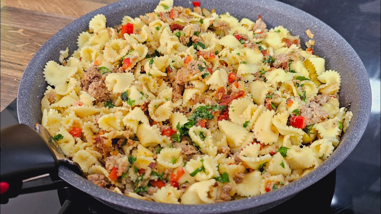 So leckere Pasta aus Italien habe ich schon lange nicht mehr gegessen ...